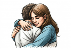 HUG translation in French | English-French Dictionary | Reverso