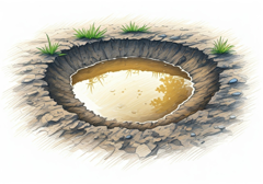 PUDDLE - Definition & Meaning - Reverso English Dictionary