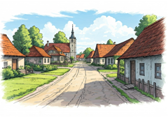 Définition de VILLAGE - Dictionnaire français Reverso